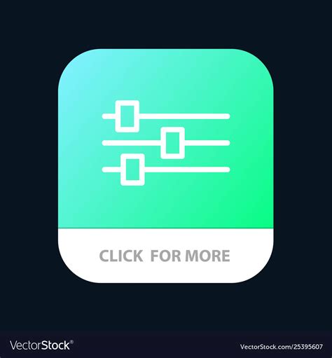 Design Edit Tool Mobile App Button Android Vector Image