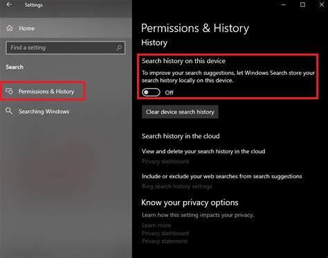 How To Disable Windows Search History Feature In Windows Technor