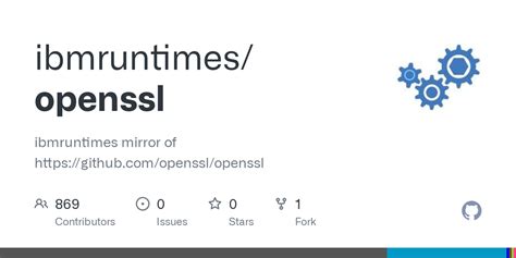 GitHub Ibmruntimes Openssl Ibmruntimes Mirror Of Https Github Openssl Openssl