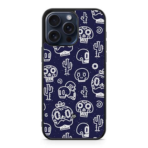 Iphone 15 Pro Max Case Oldschool Skulls Bjornberry
