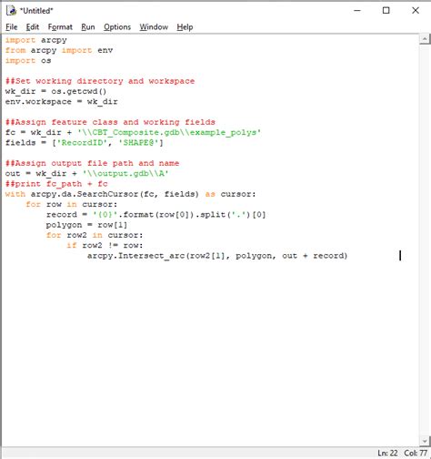 Solved Iterate Through Polygons And Perform Intersect Esri Community
