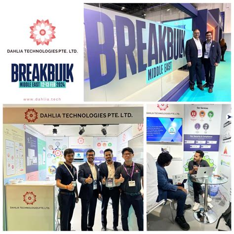 Dahlia Technologies Pte Ltd On Linkedin Breakbulkmiddleeast
