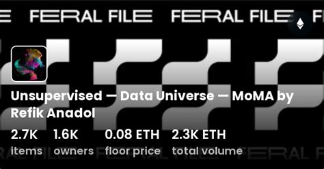 Unsupervised — Data Universe — Moma By Refik Anadol Collection Opensea