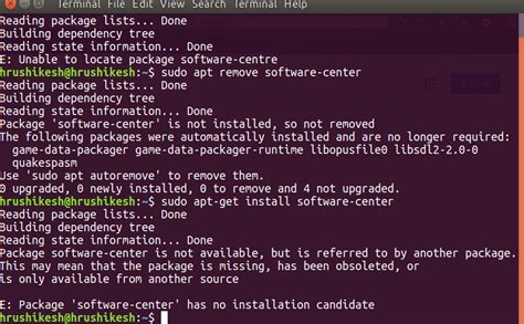 1704 Software Centre Error On Ubuntu Ask Ubuntu