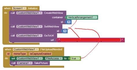 How Do I Launch Camera After Clicking Input File In My Webviewer Mit App Inventor Help Mit