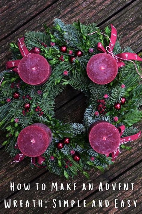 How To Make An Advent Wreath Simple And Easy Pink Pop Design How To Make An Advent Wreath Simple And Easy Pink Pop Design