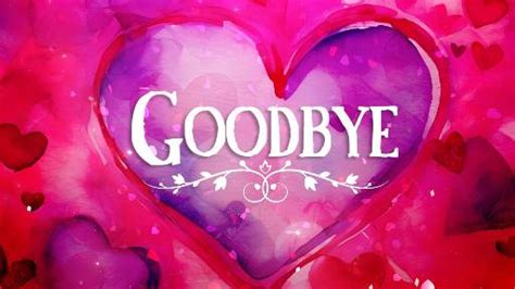 church motion background love and hearts goodbye loop