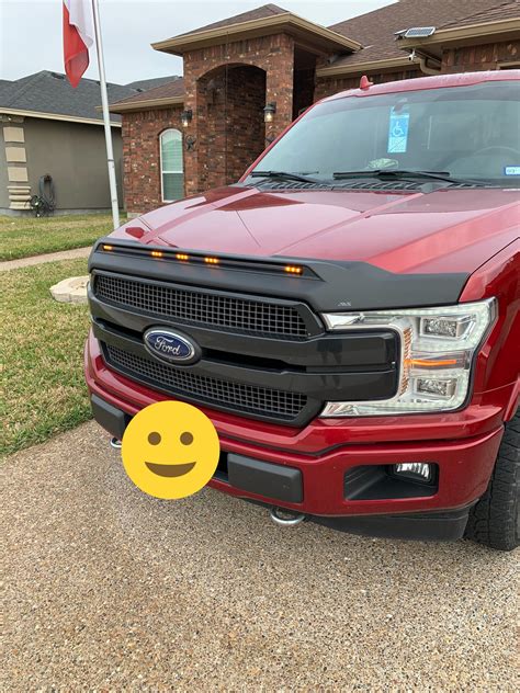 Avs Aeroskin Lightshield Lighted Bug Deflector Ford F150 Forum