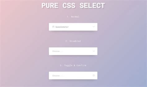 20 Select Box CSS Examples Inspiration OnAirCode