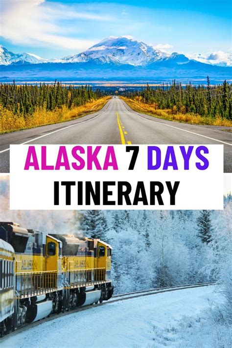 Amazing Alaska Road Trip Itinerary 7 Days Anchorage Seward Homer Denali