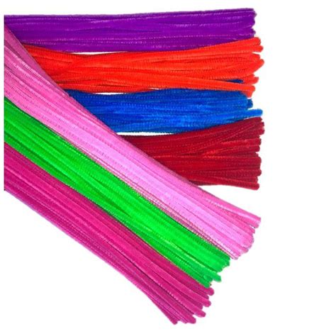 28 Haste De Chenille 30cm X 6mm Em 7 Cores Shopee Brasil