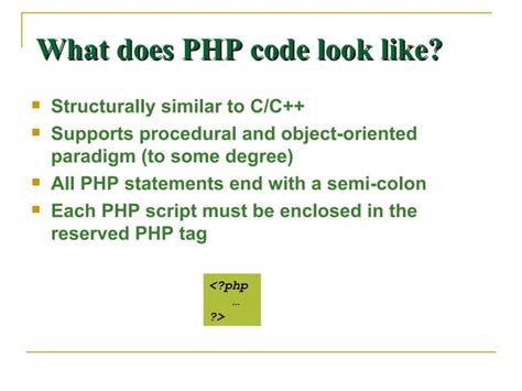 Php Mysql Ppt Ppt