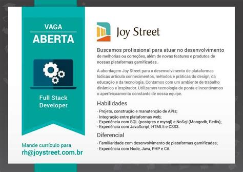 Murilo Lima On Linkedin Vaga Para Full Stack Developer