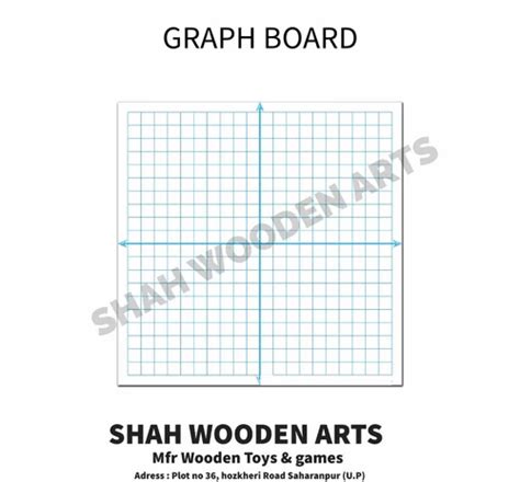 Green Graph Board For Classroom For School Board Size 12x18 Inch At