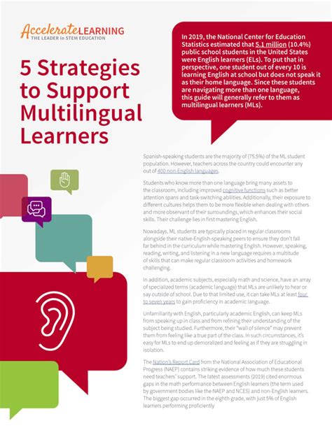 Free Guide The Top 5 Strategies For Supporting Multilingual Learners