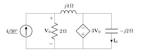 Solved Please Find Vo And Io Chegg Com
