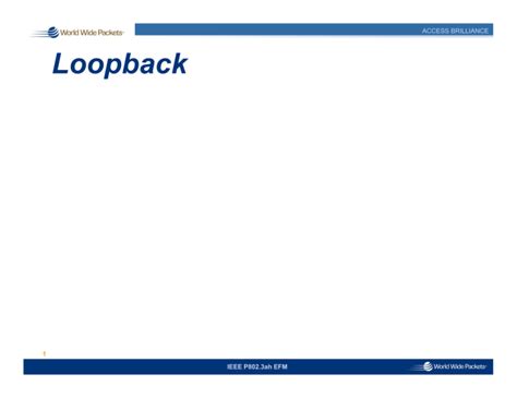 Loopback State Diagram