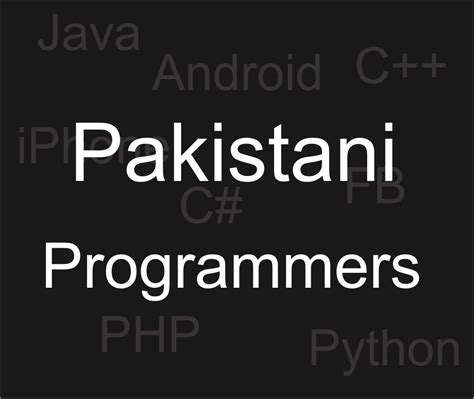 Pakistani Programmers Lahore