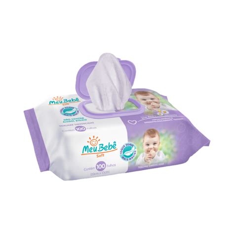 Toalha Umedecida Meu Bebê Soft 100 Folhas Shopee Brasil