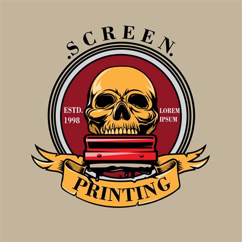 Screen Printing Vector Illustration 21303176 Vector Art At Vecteezy