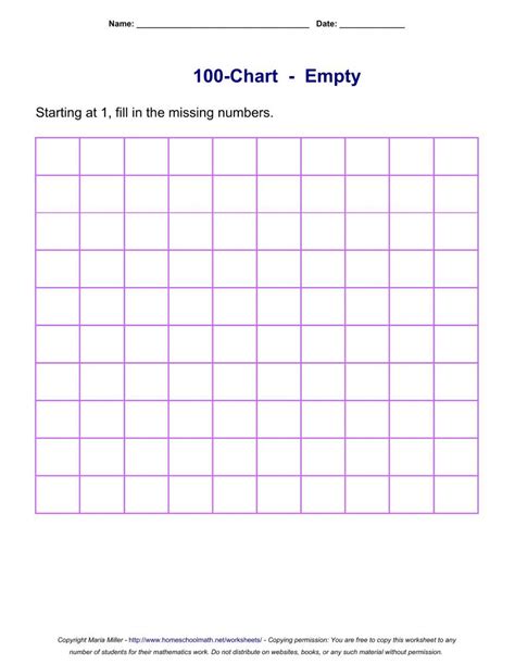 blank hundreds chart worksheet live worksheets worksheets library