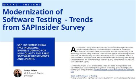 Tritusas Guide To Effective Integration Testing In Sap Environments