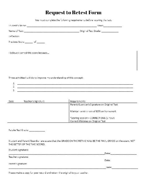 Classroom Organization Request To Retest By Secondary Ela Solutions By Kari
