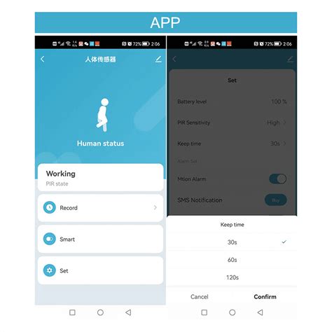 Tuya Zigbee PIR Motion Sensor Human Body Motion Sensor Smart Security Detector SmartLife Work
