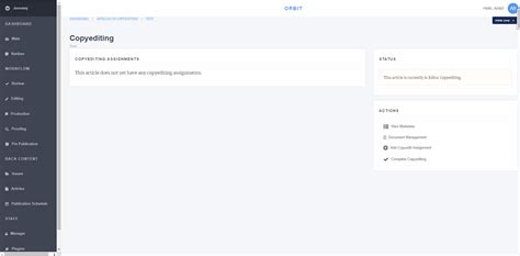 Copyediting — Janeway 175 Documentation