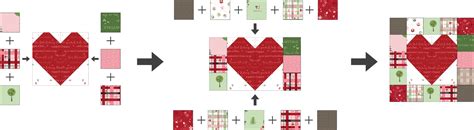 Free Cozy Love Quilt Block Pattern Featuring To Grandmothers House