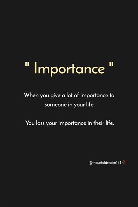 Importance