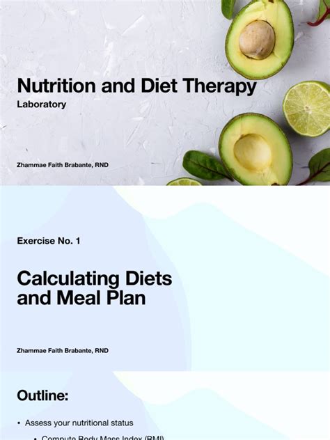 Lab Nrg 201 1 Computing Diets Pdf Body Mass Index Calorie