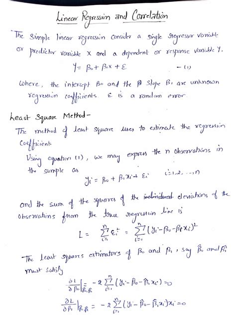 Unit 3 Regression Analysis And Correlation Pdf Statistical Analysis