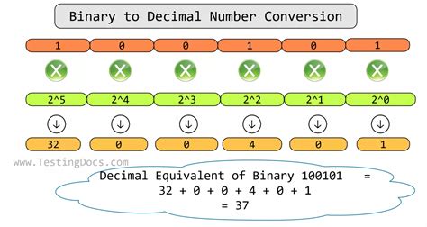 Binary To Decimal Number Conversion Testingdocs