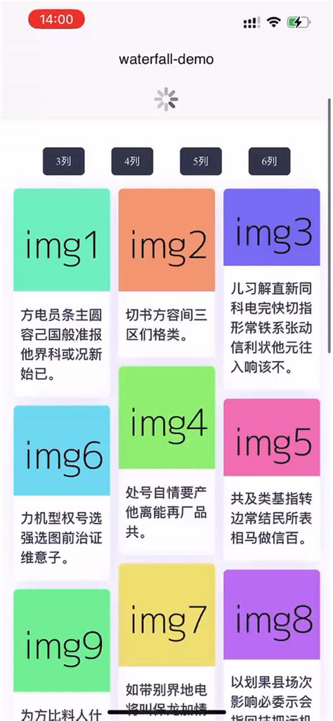 simple waterfall瀑布流组件，完全自定义，不受参数限制 dcloud 插件市场