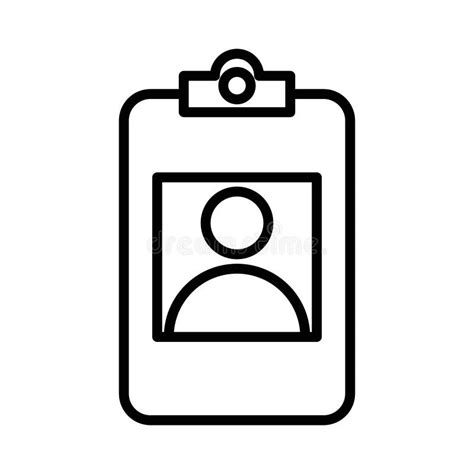 Assignment Icon Linear Logo Mark In Black And White Stock Illustration Assignment Icon Linear Logo Mark In Black And White Stock Illustration