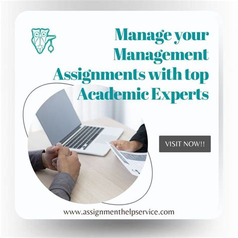 Manage Your Management Assignments With Top Academic Experts