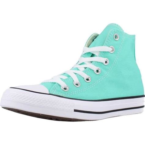 Basket Converse 135648 Bleu Converse 365 Femme Lacets Textile Plat Bleu Cdiscount