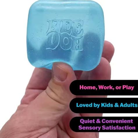 Squishy Schylling Needoh Nice Cube Sensory Toy Fidget Squishies Needooh