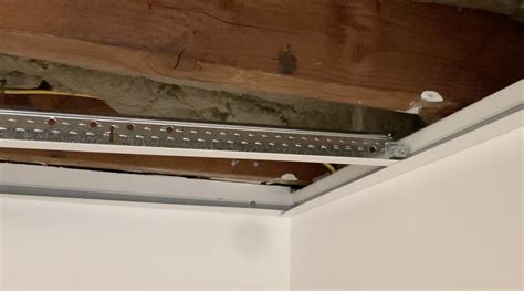 How To Install A Drop Ceiling Diy Drop Ceiling Installation In Basement At Improvements