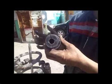 Ниссан альмера,Задняя стойка,замена пыльника отбойника - YouTube
