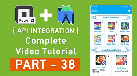 Create Category Games List Layout Json Api Integration Retrofit2