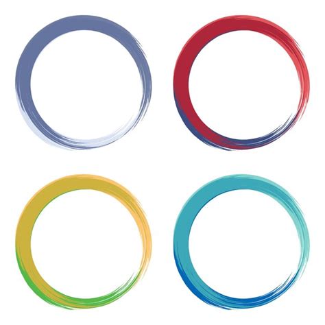 페인트 브러시 스트로크 원 무료 벡터