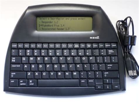 Neo 2 Alphasmart Word Processor Keyboard By Renaissance Learning W Usb Neo 2 Alphasmart Word Processor Keyboard By Renaissance Learning W Usb