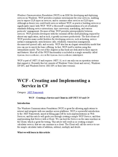 windows communication foundation pdf windows communication