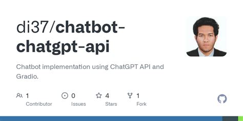 Github Di37chatbot Chatgpt Api Chatbot Implementation Using Chatgpt