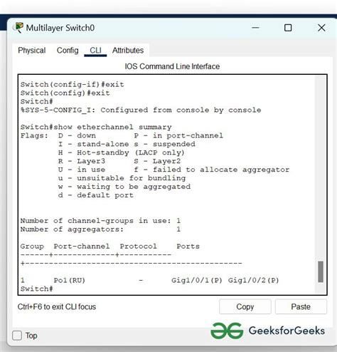Configure Verify And Troubleshoot Layer 2 Layer 3 EtherChannel GeeksforGeeks