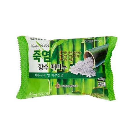 Мыло пилинг Perfume peeling soap Lovelybebe Bamboo Salts с бамбуковой ...