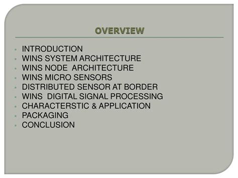 Ppt Border Security Using Wireless Integrated Network Sensorwins Powerpoint Presentation