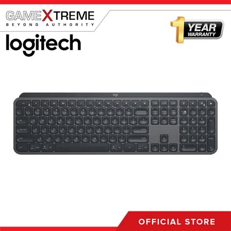 Logitech Mx Keys Wireless Keyboard Graphite Shopee Philippines
